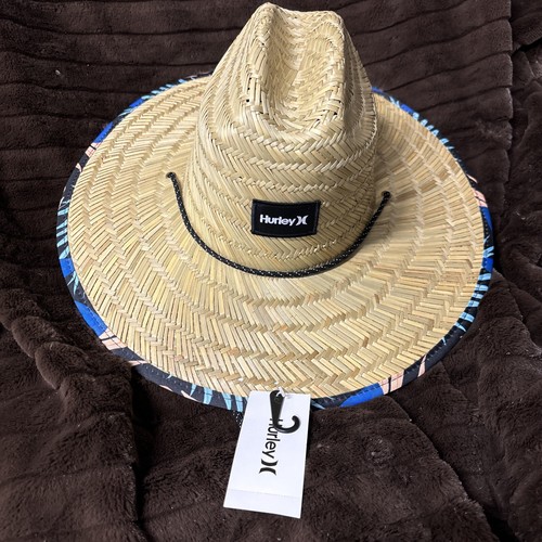 Hurley Men's M Java Straw Hat Cap FREE SHIPPING!!! | eBay