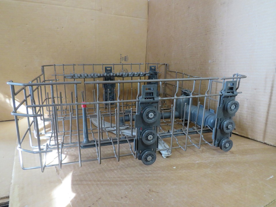 GE Dishwasher Upper Rack Assembly Part # WD28X21719 WD21X20309 ...