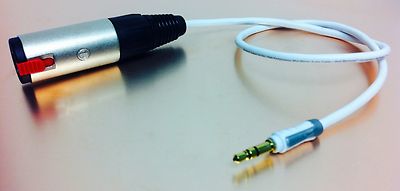 Cable Adapter Plug fit Sennheiser Grado audiophile Female 1/4” Male 1/8 ...