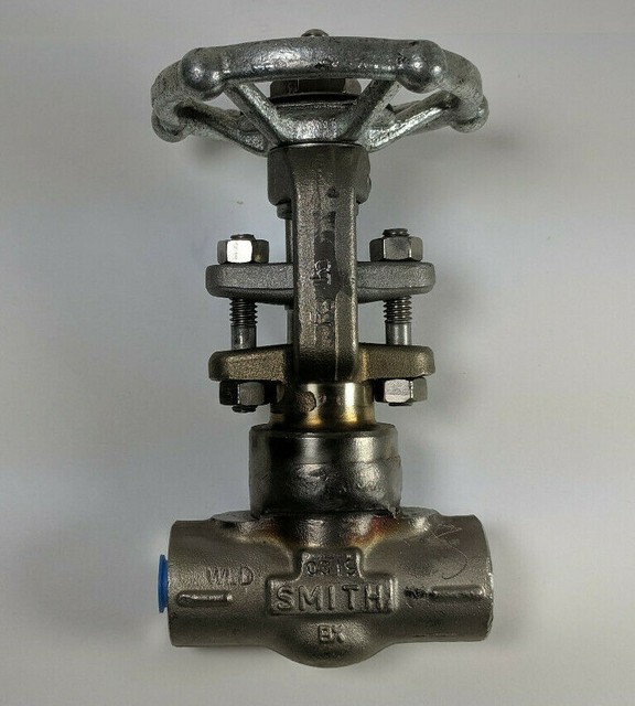 Lot (2) 1" 800# Smith FS Socket Weld 0870 Gate Valve A18 (2227) for ...