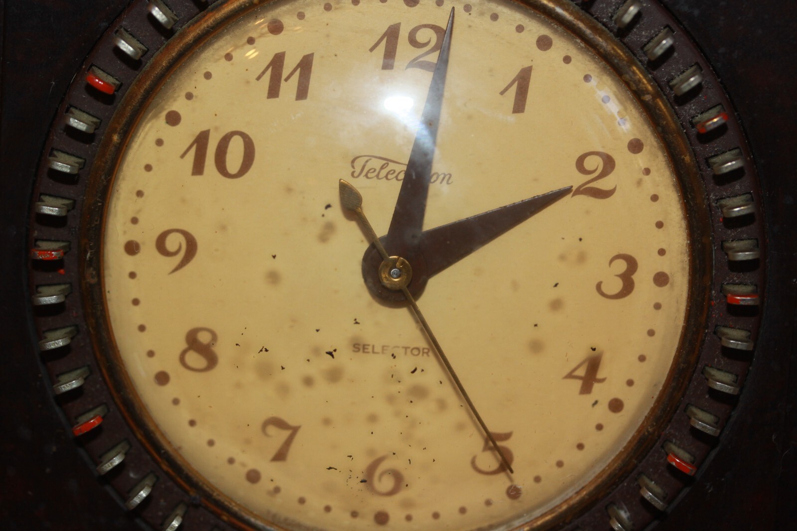 Vintage Telechron 8H55 Selector Art Deco Electric Bakelite Mantel Clock ...