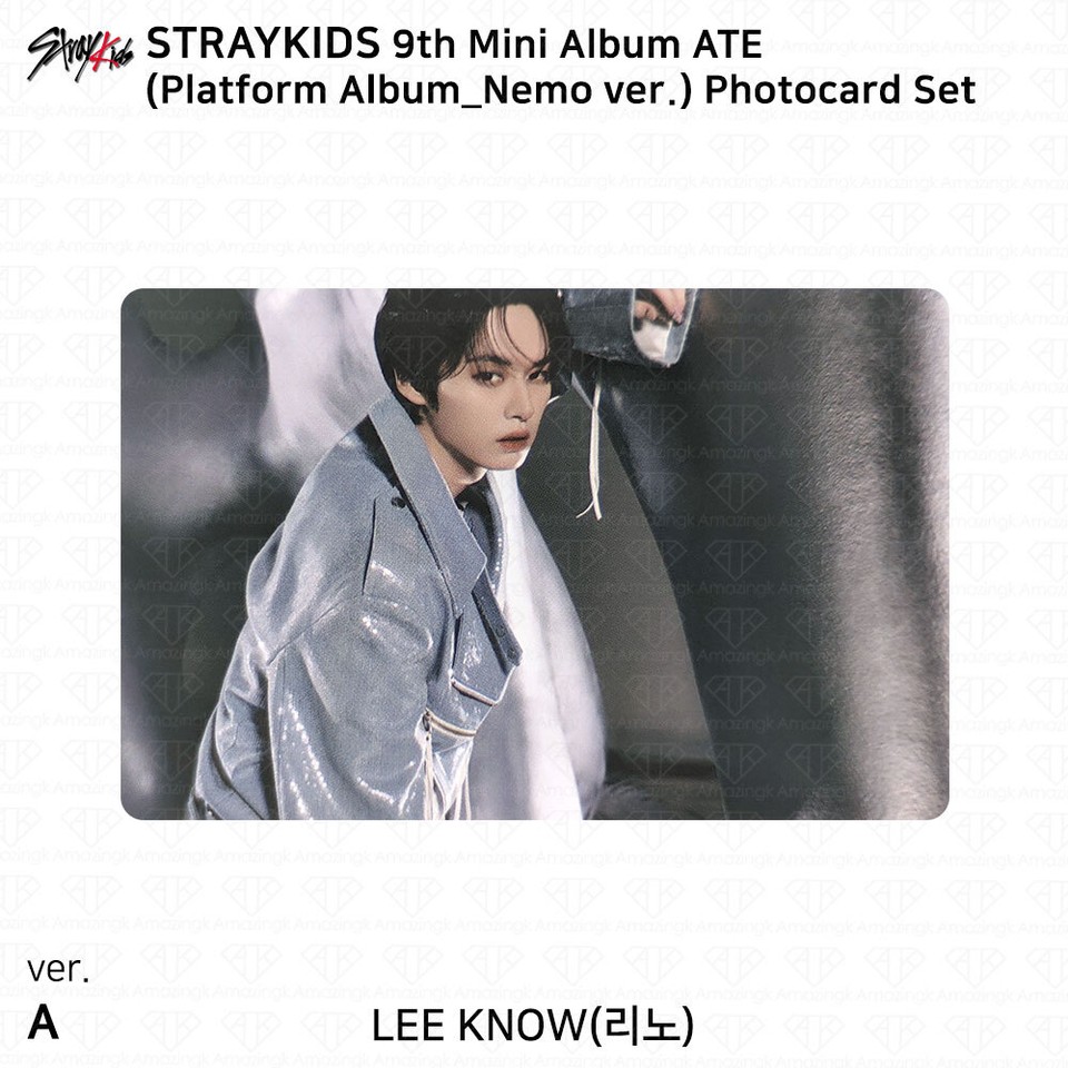 Stray Kids 9th Mini Album ATE Platform Nemo ver Official Photocard Chk ...