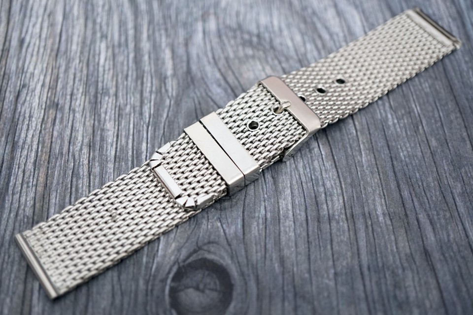 20mm Stainless Steel Milanese Mesh Watch Band Strap with Tang Buckle ...