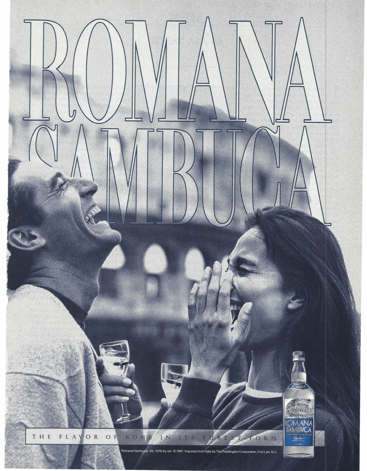 1993 ROMANA SAMBUCA "The flavor of Rome in its purist form" Print ...
