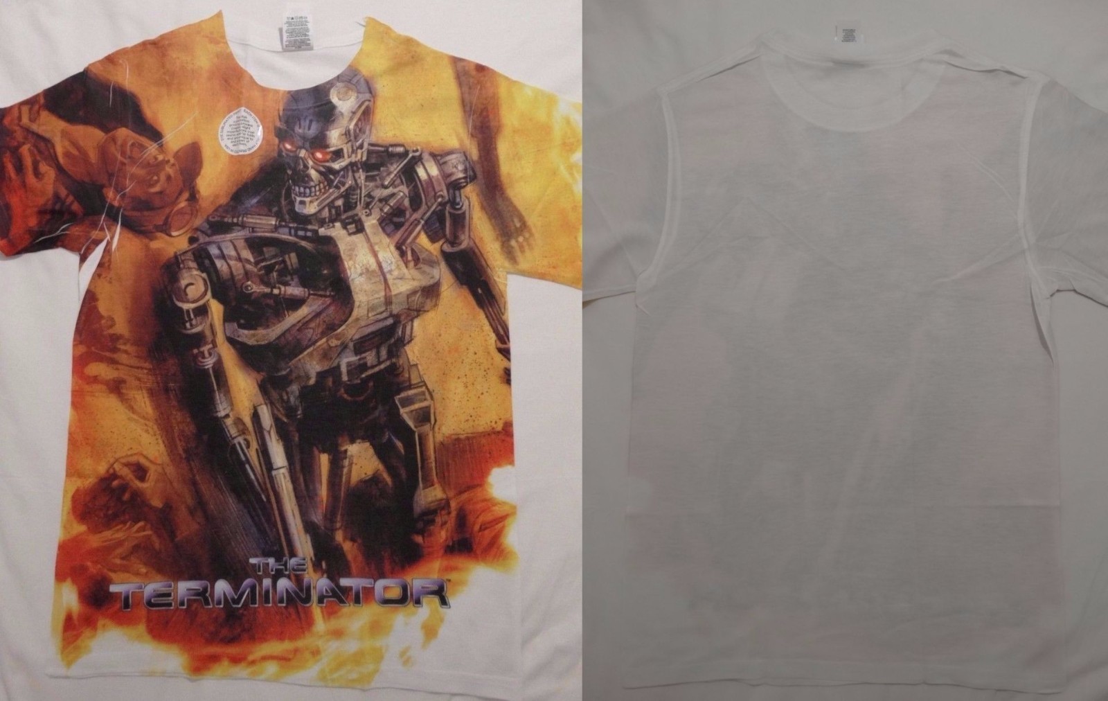 Terminator Movie Arnold Schwarzenegger Front Only Sublimation Print T ...