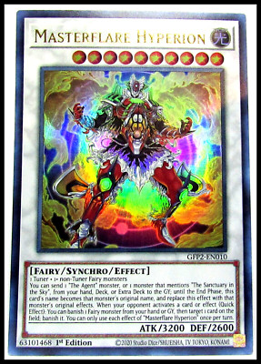 YuGiOh 2nd Haunting Card GFP2-EN010 Masterflare Hyperion | eBay
