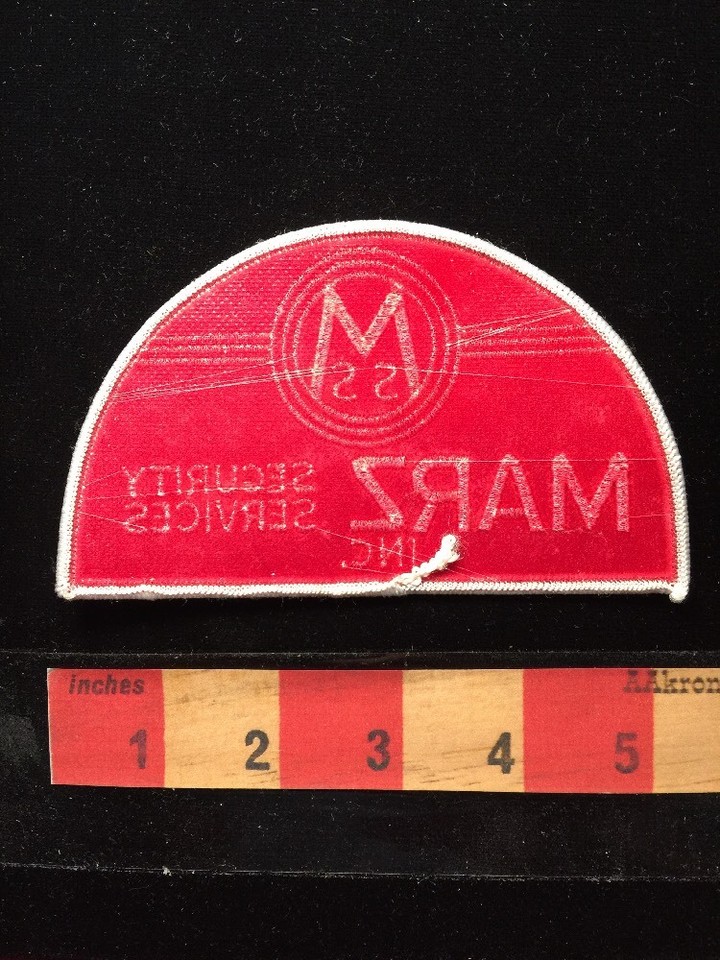 MSS MARZ INC. Security Services Guard Officer Patch 64Z8 | eBay