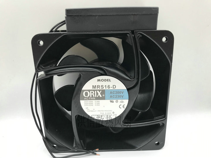 1 PCS ORIX Fan MRS16-D AC200/230V 160*160*62MM 2 WIRE Equipment fan | eBay
