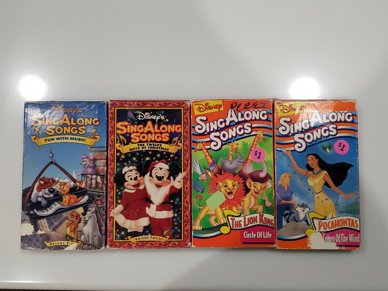 4 Disney Sing Along Songs VHS Lot | eBay