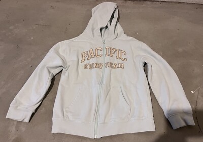 PacSun Girls Light Blue Zip Hoodie Youth XL | eBay