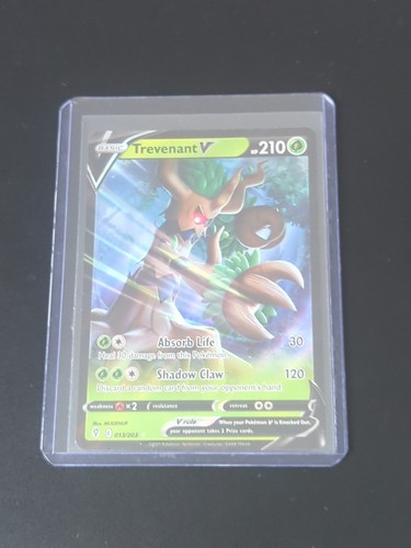 Pokémon TCG Trevenant V Evolving Skies 013/203 Holo Ultra Rare | eBay ...