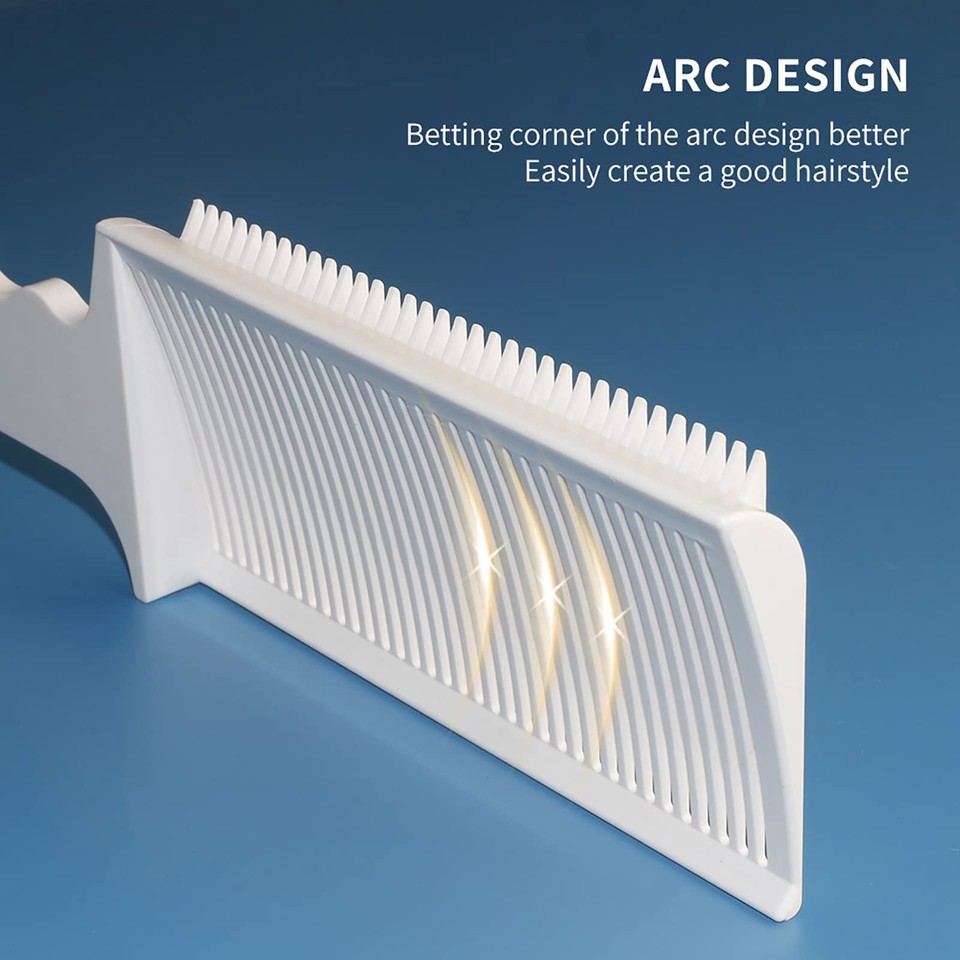 2 Pieces Fade Combs, Professional Barber Cutting Comb Heat Resistant ...