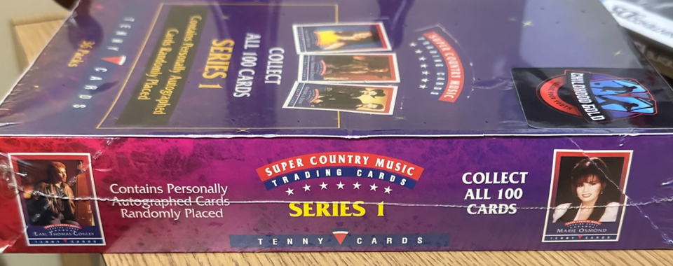 NEW SEALED BOX 1993 Super Country Music Trading Cards Tenny Fact 36 packs Autos? | eBay