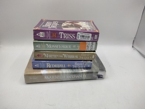 Lot of 5 Brian Jacques Books Redwall Mariel Triss Martin Mossflower | eBay