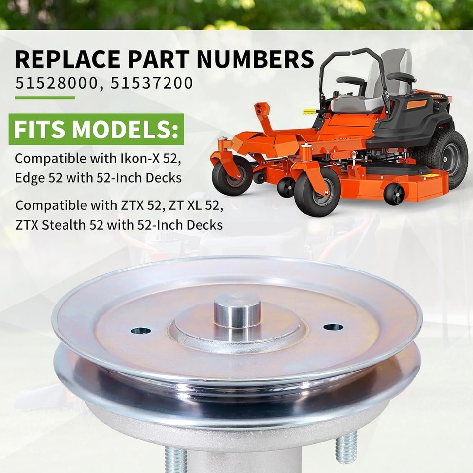 Spindle Deck Kit 51537200 for Ariens Gravely Ikon-XD ZTX ZT XL 52 Edge ...