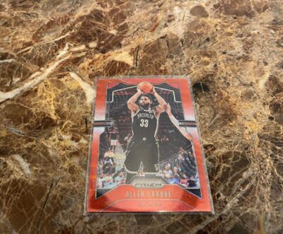 2019-20 Panini Prizm Prizms Ruby Wave Nets Basketball Card #200 Allen ...