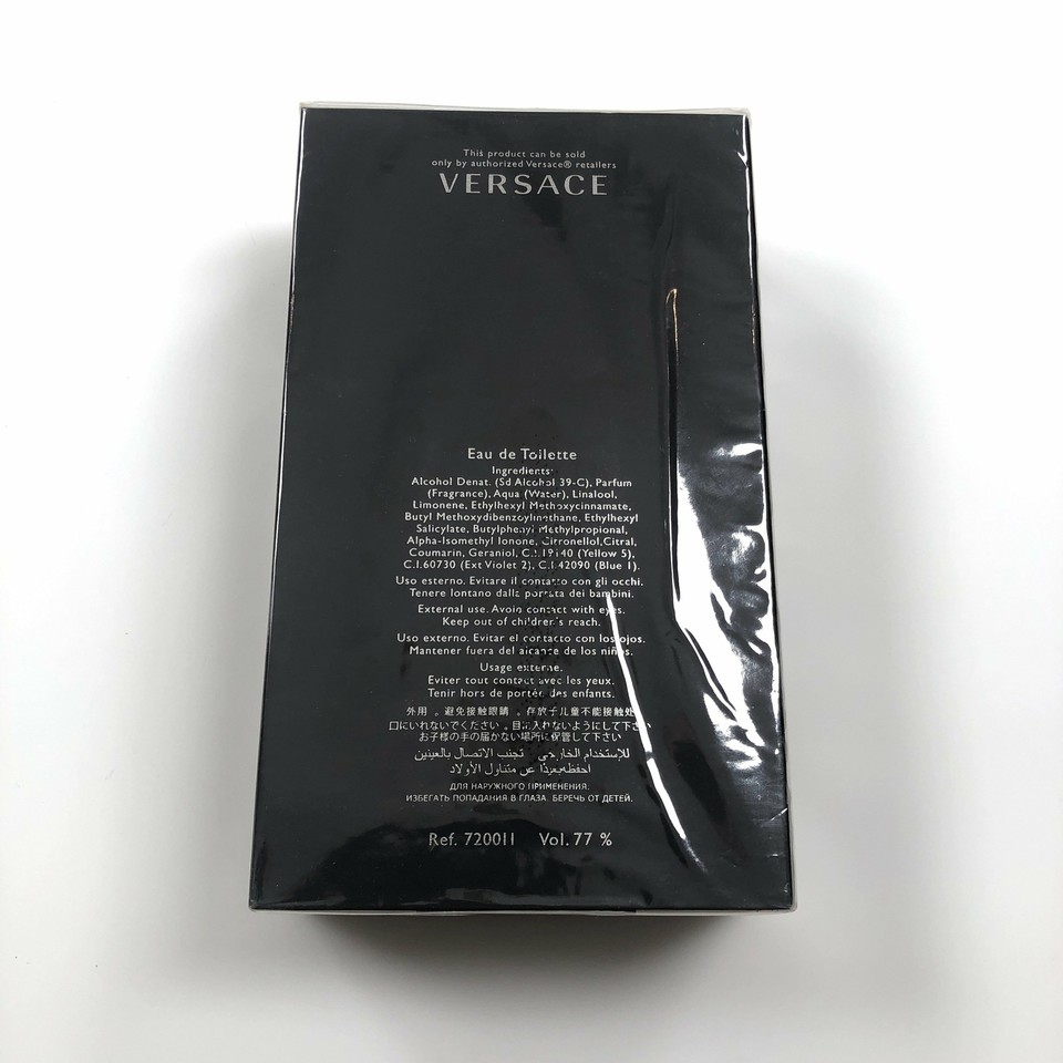 Versace Pour Homme 2013 Formulation Eau de Toilette 6.7oz BATCH CODE ...