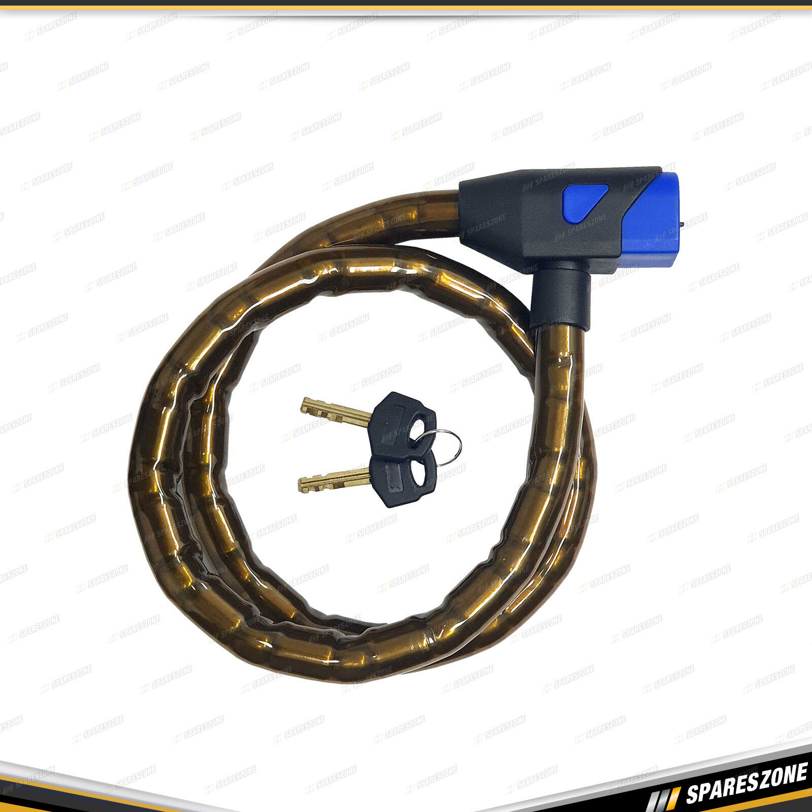 Loadmaster Straight Security Cable Lock - Heavy Duty 18mm x 1Mtr Easy ...