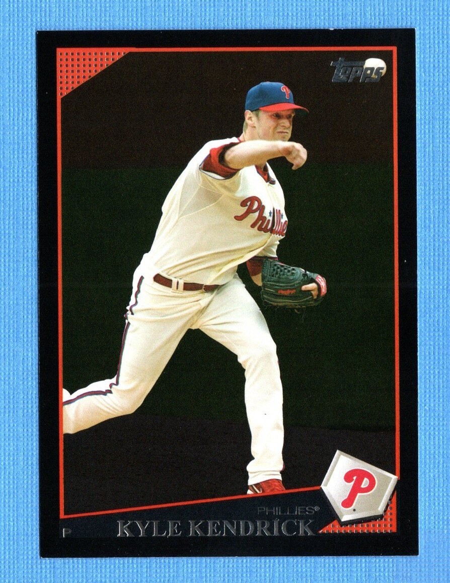 2009 Topps Wal-Mart Black Border #103 Kyle Kendrick Philadelphia ...