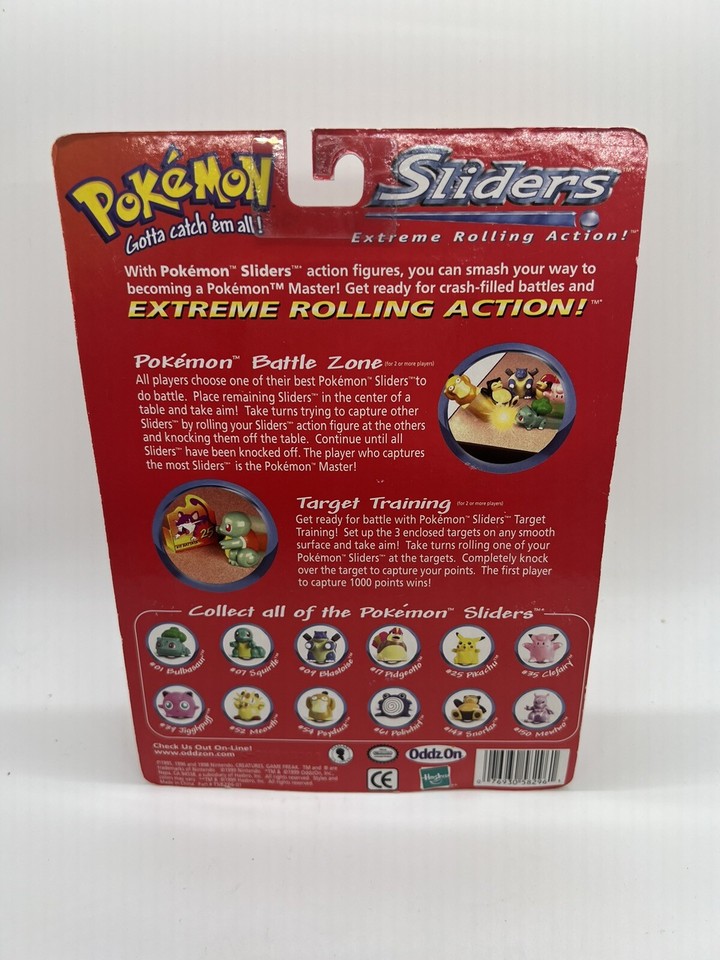 Vintage 1999 Hasbro Pokemon Sliders Bulbasaur/Psyduck/Clefairy | eBay