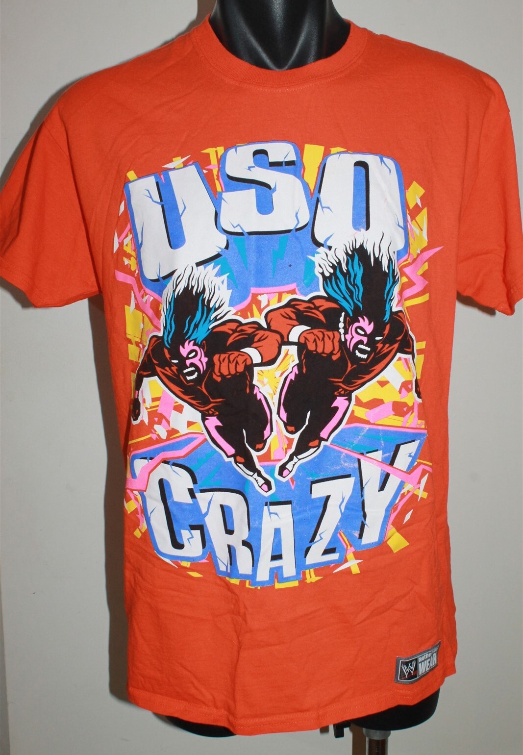 WWE Wrestling The USOS USO Crazy T-Shirt Medium Official Merchandise | eBay