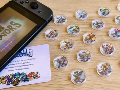 Skylanders Series 1 - 6 PICK ANY Character Item Trap Chest Game Coins ...