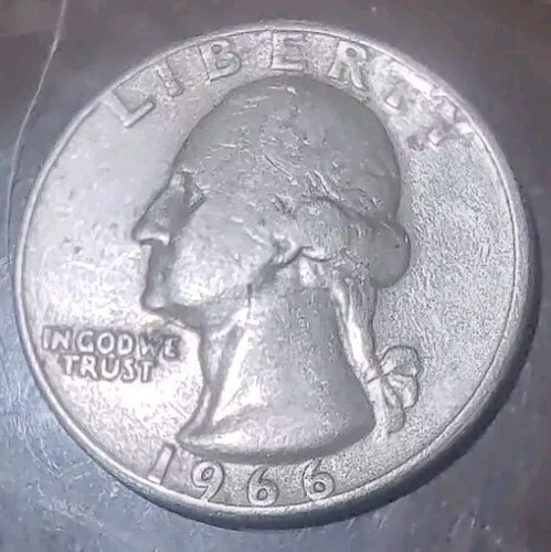 1966 WASHINGTON QUARTER - NO MINT MARK, ERROR COIN | eBay