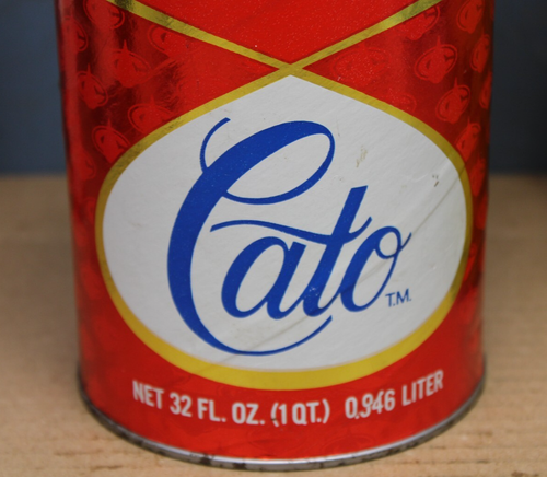 FULL ~ NO LEAKS~ GREAT SHAPE~ 1960s era CATO ATF Old Kerr McGee 1 quart ...