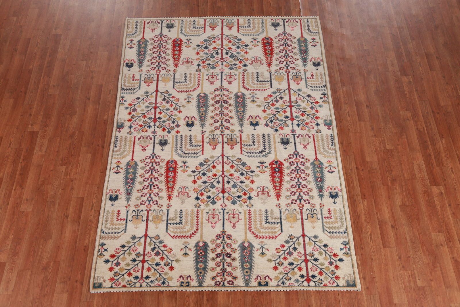 Artisan Kazak Pakistani Rug Hand-Knotted Craftsmanship 6x8 ft | eBay