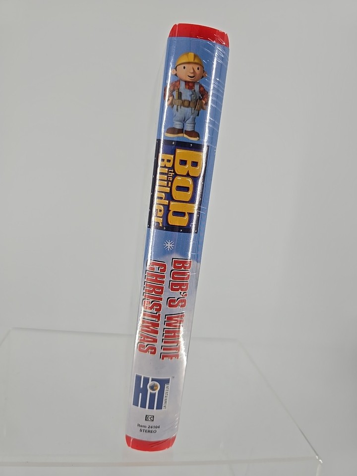 Bob the Builder - Bob's White Christmas VHS 2001 Clamshell **SEALED w ...