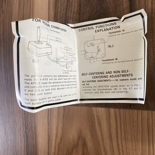 Vintage 1990'S Winner Joystick Graphs 500 for IBM PC GAME W/BOX MANUAL ...