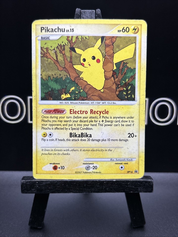 Pikachu DP16 Promo Holo - Pokemon Promotional Cards - (MP TCG) - (2007 ...