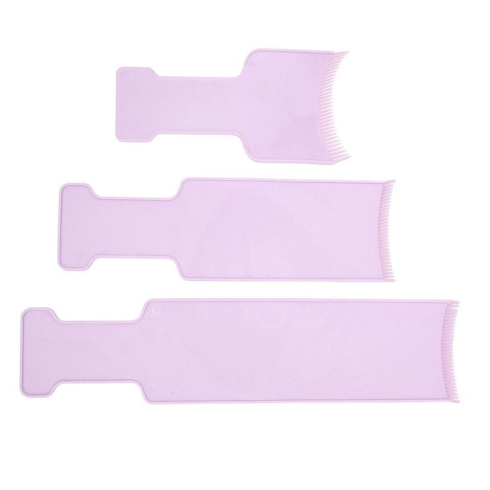 3pcs Highlighting Board Barber Hair Salon Hair Dye Sectioning Paddle ...