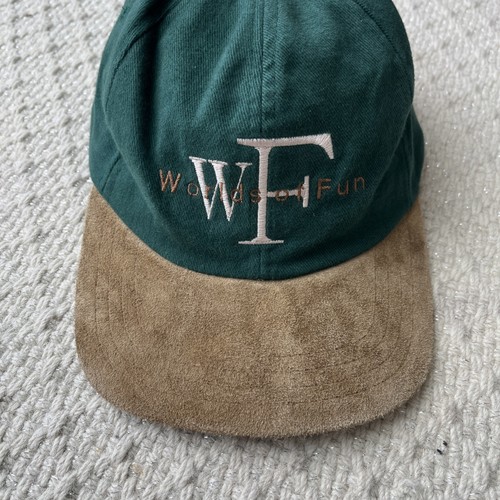 Vintage Worlds of Fun Cotton Dad Strapback Baseball Hat Cap Adjustable ...