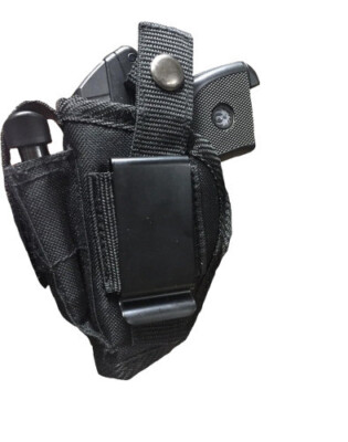 Ruger LCP-380 Nylon Belt & Clip Gun holster With Built-In Magazine ...