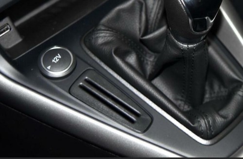 For Ford Focus 2015-2018 Black Titanium Central Console Card Slot Panel ...