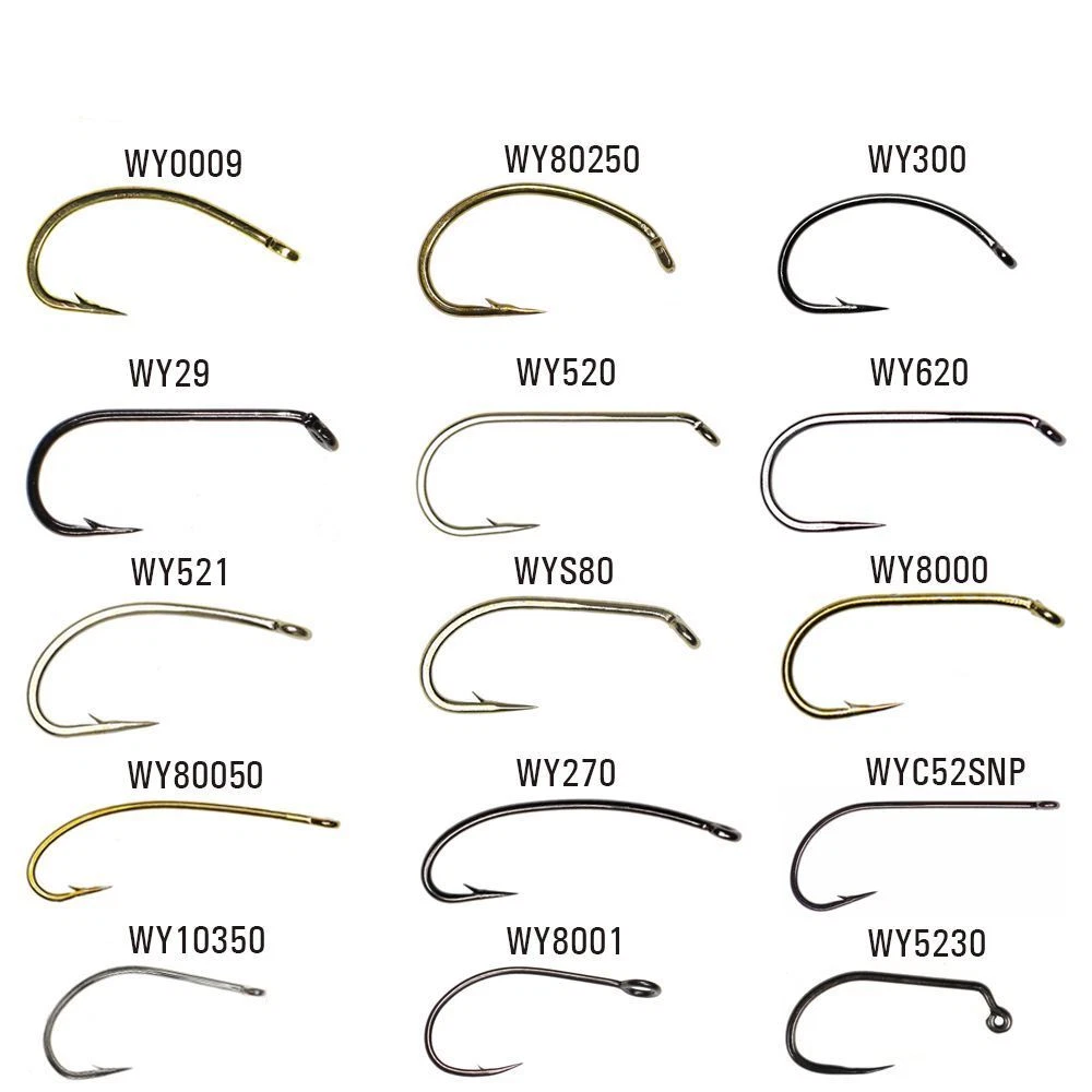 Fishing Fly Hook Size Chart