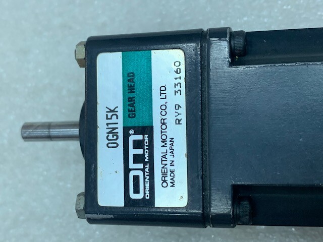 Oriental Motor OIK3GN-D Induction Motor 200V 3W with Gear Head OGN15K ...