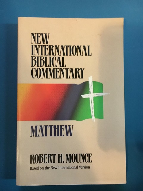 New International Biblical Commentary:Matthew Vol. 1 by Robert H ...