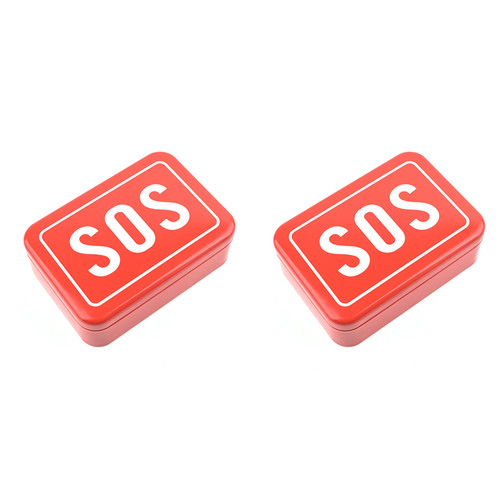 Mini SOS Survival Iron Box Field Survival Storage Kit for Outdoor ...