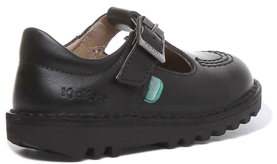 Kickers Kick T iCore Leather Buckle Back to School Girls Shoes US Size ...