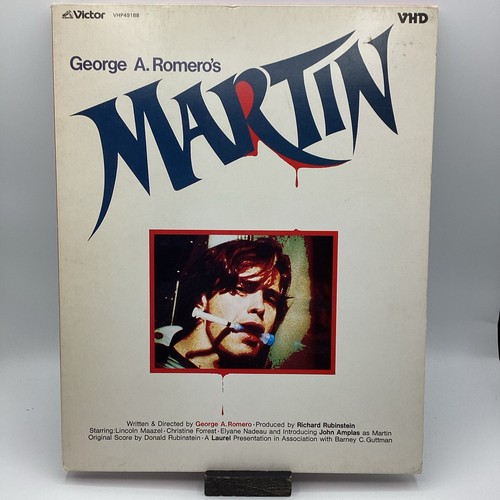 MARTIN 1977 VHD GEORGE ROMERO HORROR VTG JAPANESE FORMAT W/ LINER NOTES ...