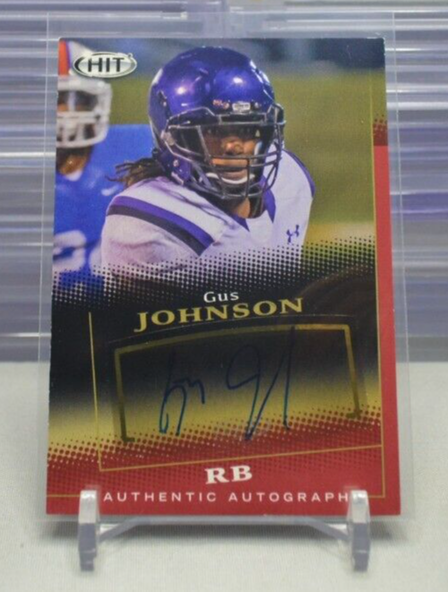 Gus Johnson 2015 Sage Hit Autographs Red RC #A106 Rookie Auto 2-C | eBay