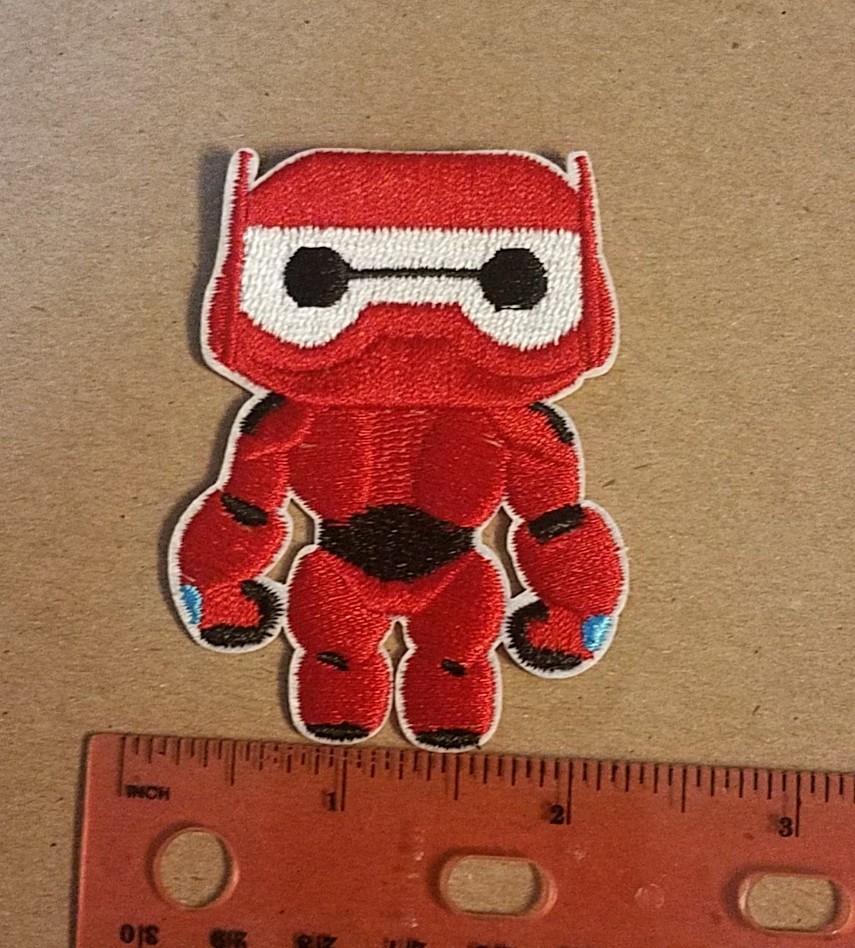 Big Hero 6 Baymax Patch 2 3/4 inches Red | eBay