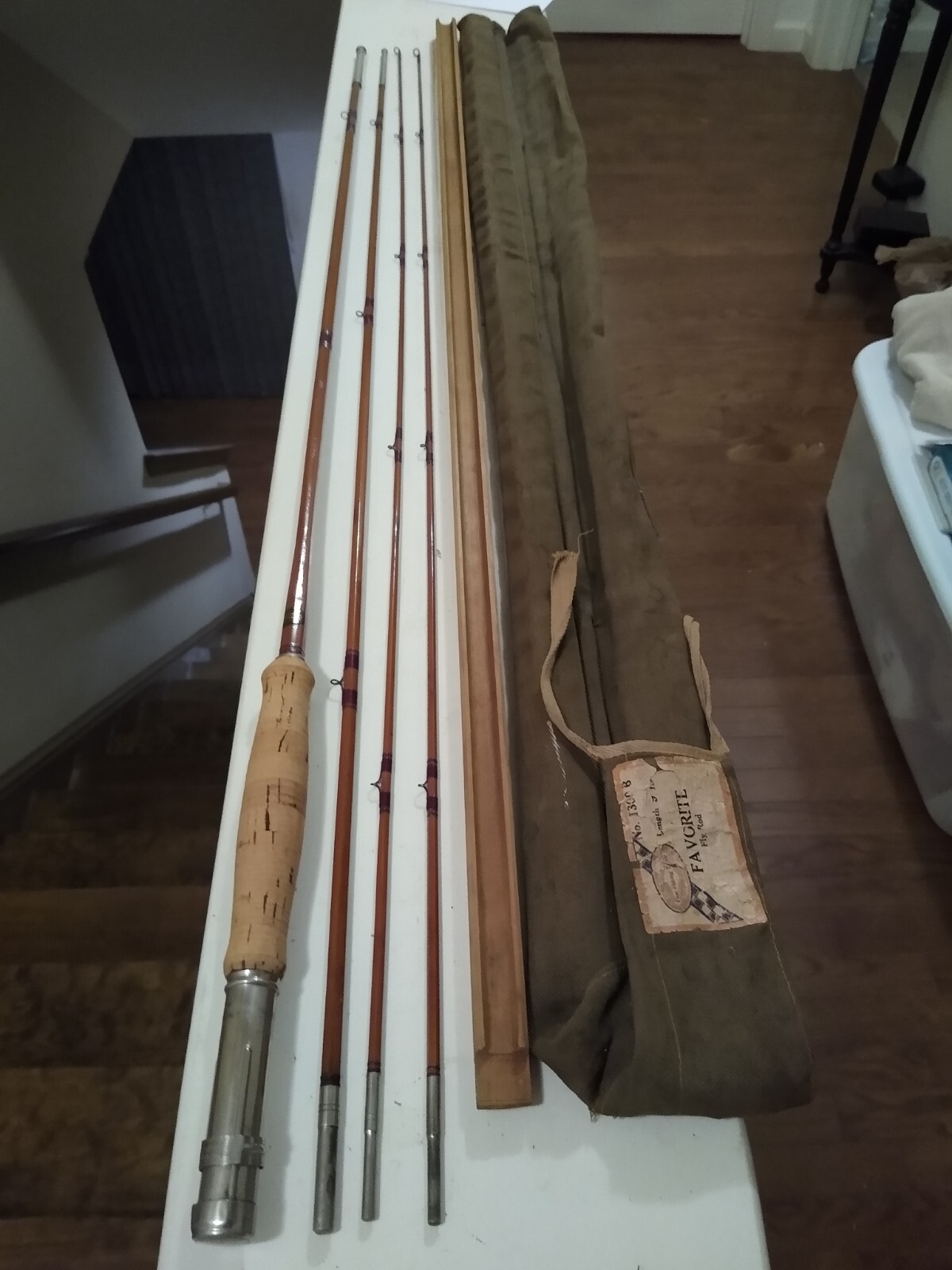 Shakespeare Bamboo Fly Rod A-1300b-9. Two Tips. | eBay