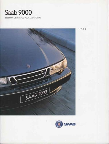 Catalogue Brochure SAAB 9000 06/1995 Belgique en français | eBay