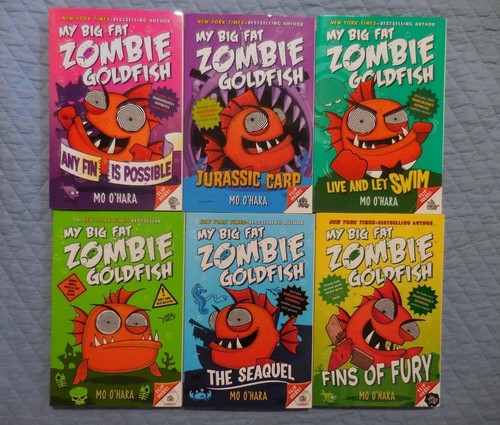 Lot of 7 by Mo O'Hara My Big Fat Zombie Goldfish & Vampire Pet Series ...