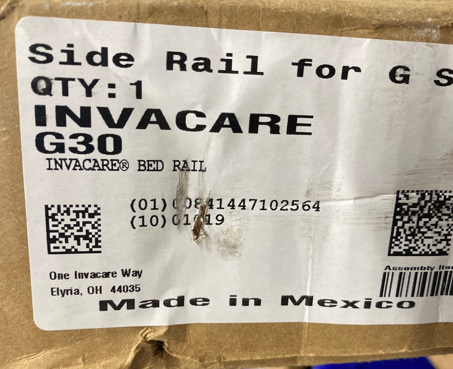 Invacare G30 Side Rails for G Series Homecare Beds 9153653720 Health ...