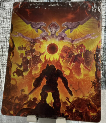 SEALED Doom Eternal Best Buy Bonus Steelbook Case (NO GAME!) PS4 Xbox ...