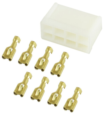 Auto Meter Gauge Connectors 8 Terminal Electric In-Dash Speedo ...